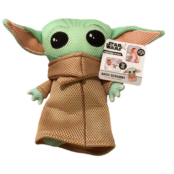 Star Wars | Bath, Skin & Hair | Mandalorian The Child Bath Scrubby ...